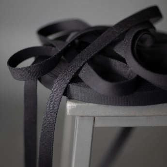 25mm Cotton Webbing / Black– Charlotte's Webbing